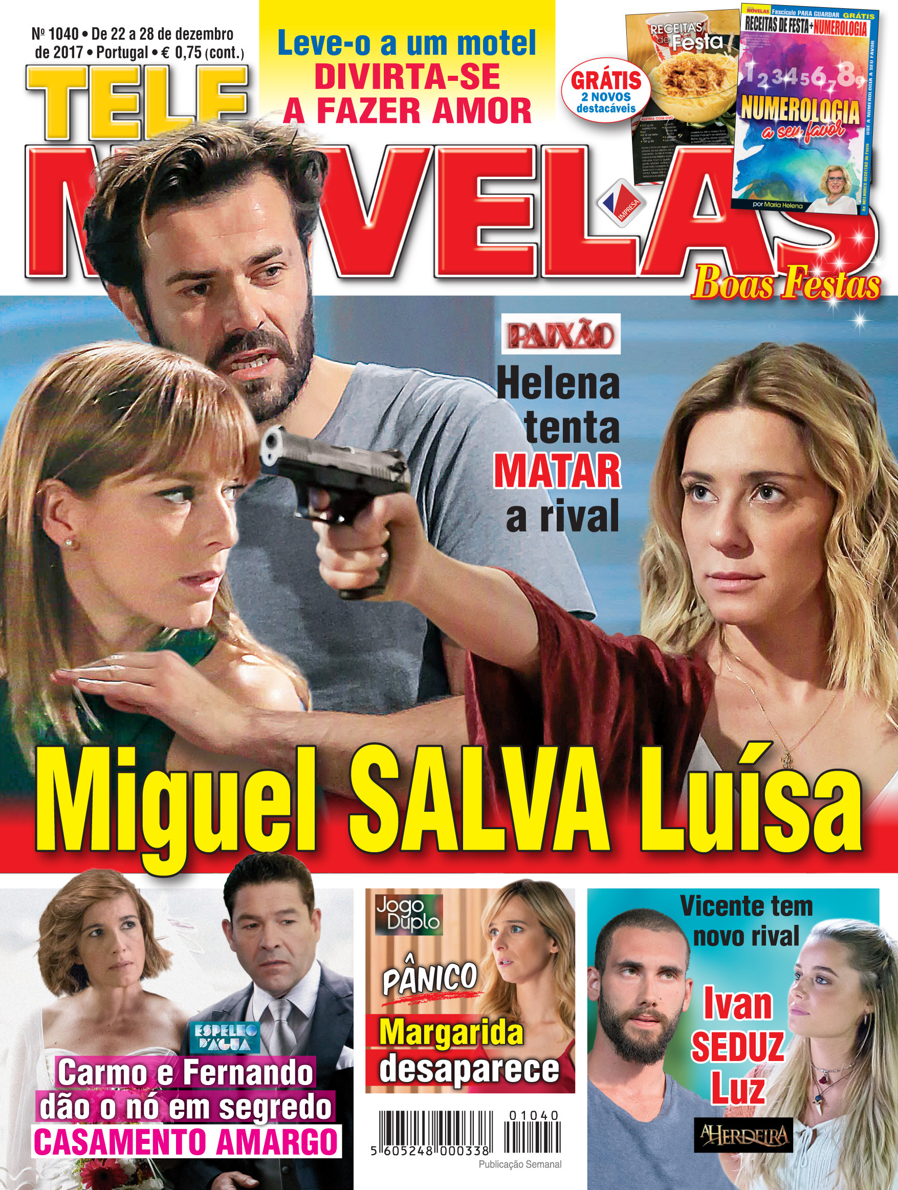 Holofote | Em 'Paixão', Miguel salva Luísa