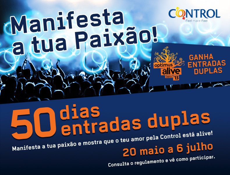 Activa | Control dá bilhetes para o Optimus Alive