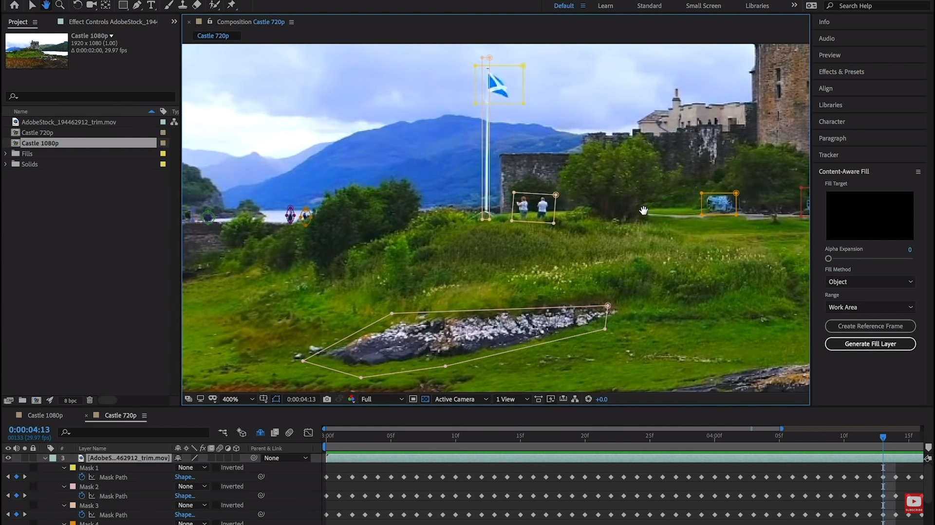 Visão | Adobe disponibiliza ferramenta de Content Fill ao After Effects