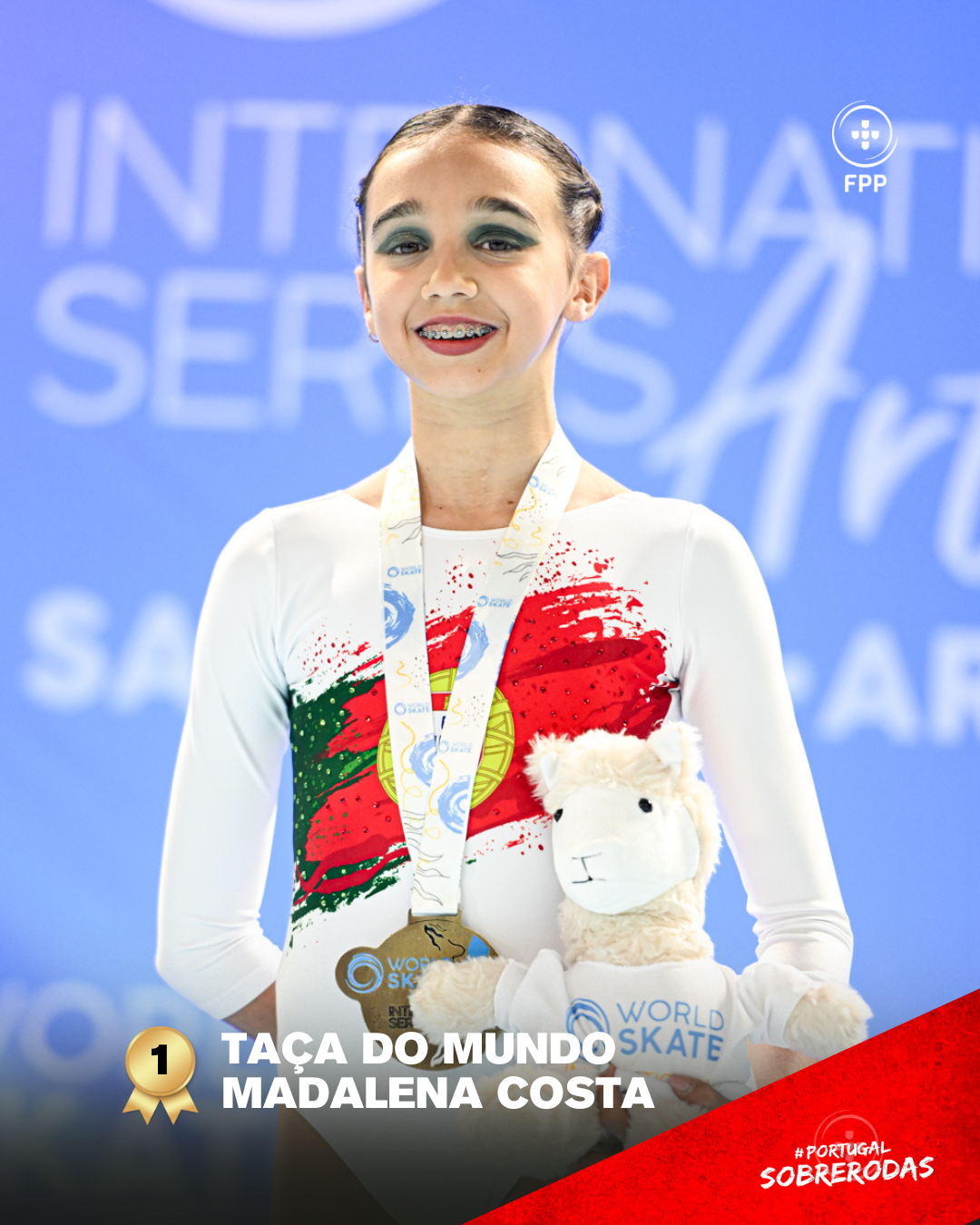 Visão | Madalena Costa é Campeã do Mundo de patinagem artística