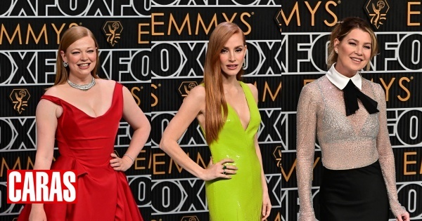Caras | Estrelas da televisão desfilam nos Emmys